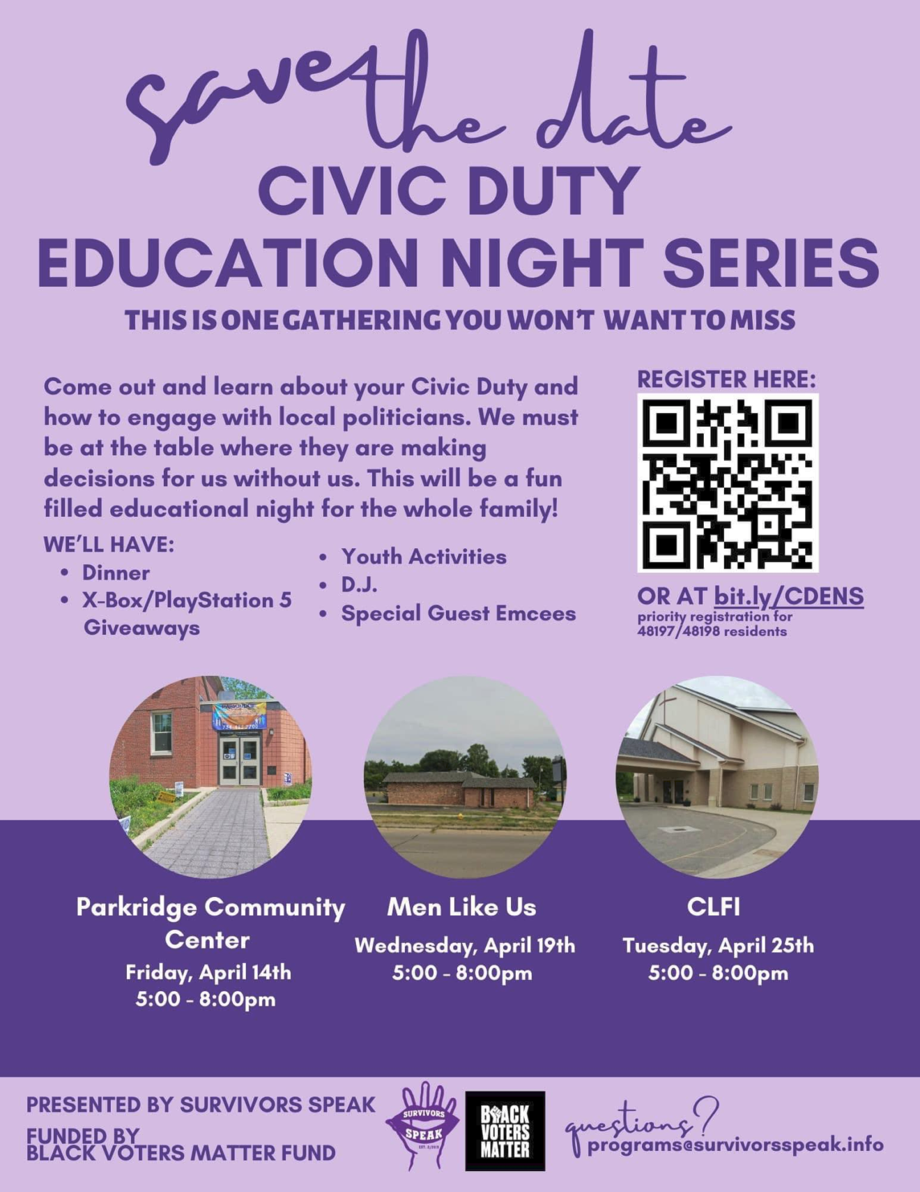 Civic Duty Education Night Series – Voting Access For All