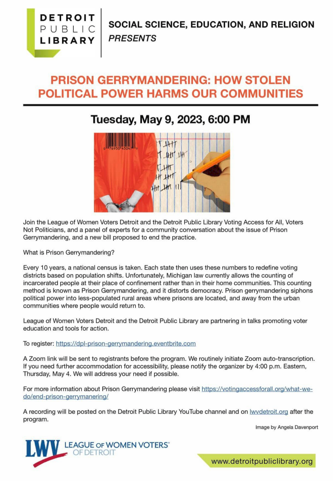 Don't Miss VAAC's Community Conversation on Prison Gerrymandering ...