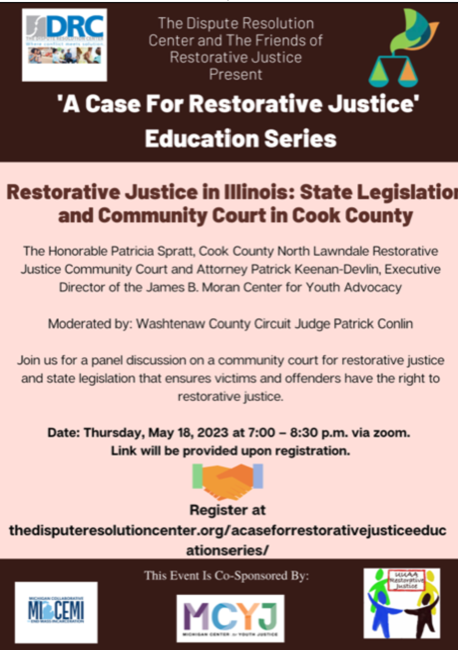 Restorative Justice in Illinois: State Legislation and Community Court in Cook County – Voting ...