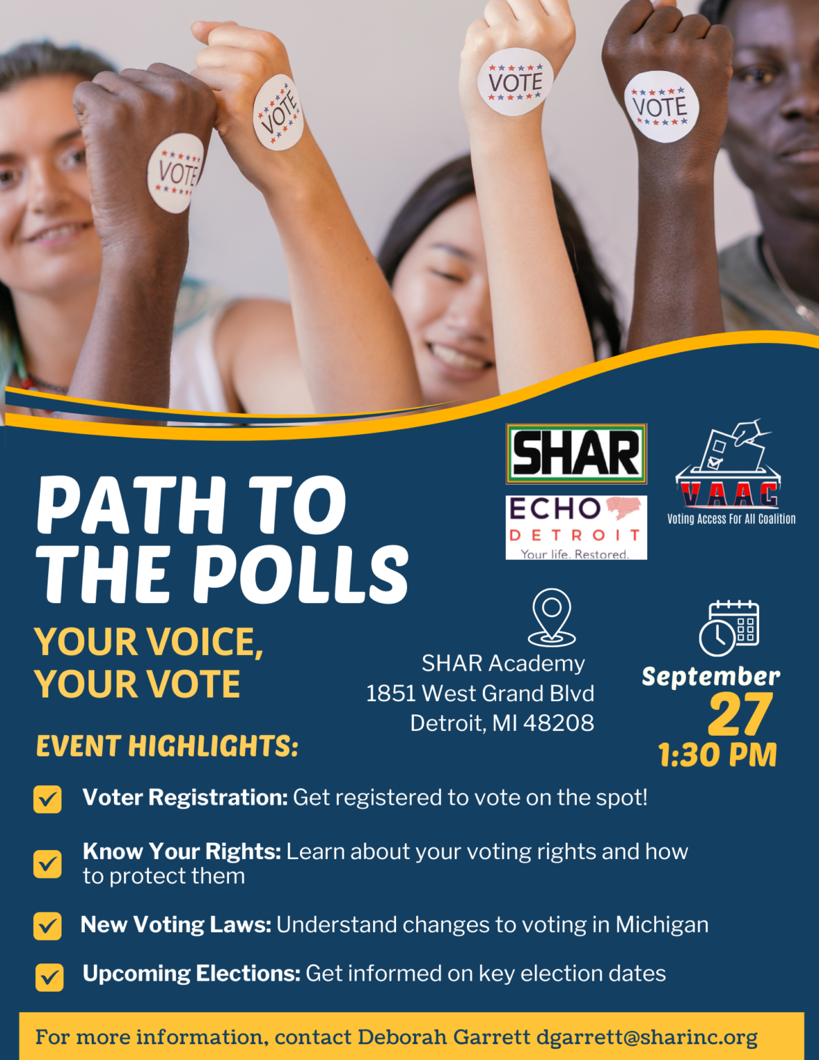 Path to the Polls at SHAR Expungement Fair – Voting Access For All