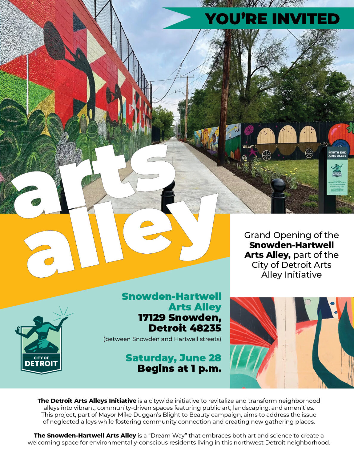 Follow the Yellow Brick Road: VAAC at Detroit’s Arts Alley Grand ...